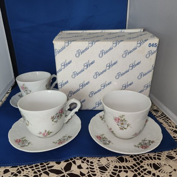 Princess House | Dining | Princess House Porcelain Rose Garden 3pc Tea ...
